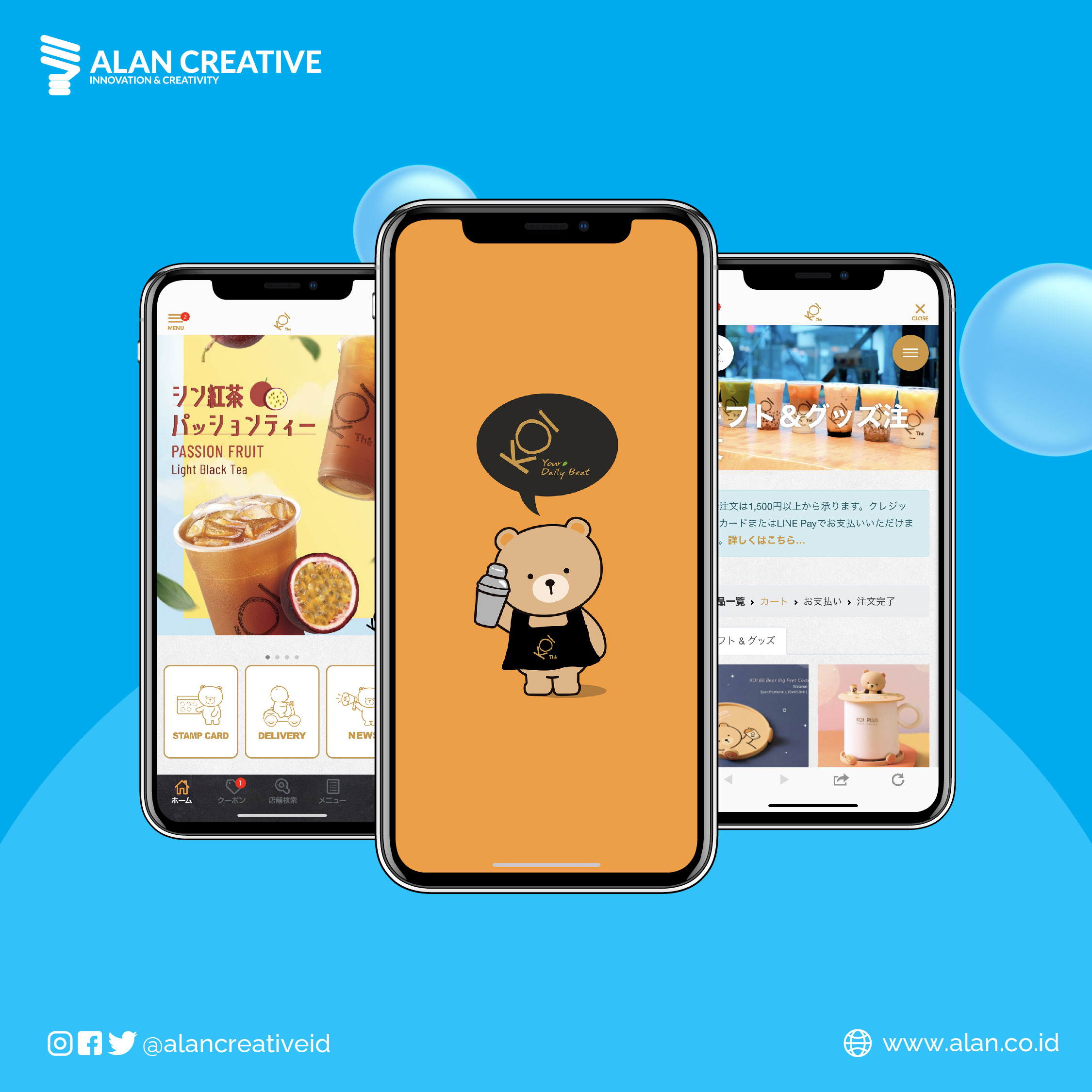 KOI Cafe - Alan Creative